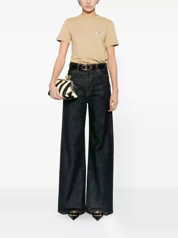 Jacquemus Gros Grain T-shirt - Neutrals