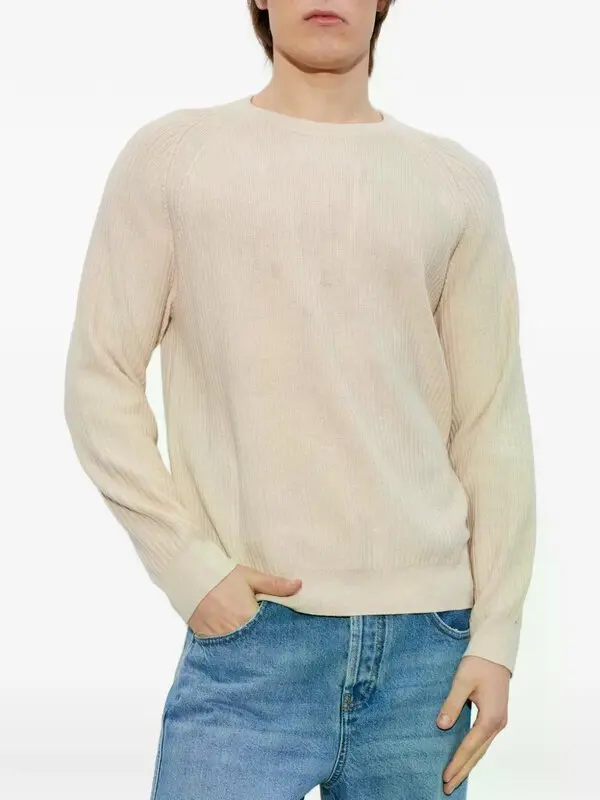 Paul Smith Ribbed Crew-neck Knit Sweater
