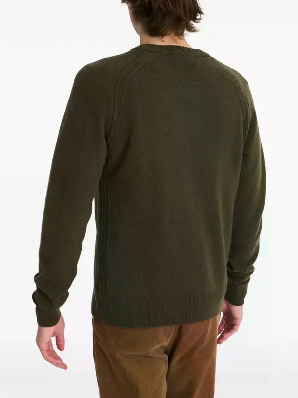 Pringle Of Scotland Crew-neck Sweater With Logo - Green