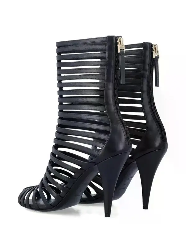 Givenchy Leather Cage Ankle Boots