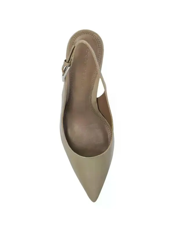 BLACK SUEDE STUDIO Branca Pointed-toe Heeled Pumps - Neutrals