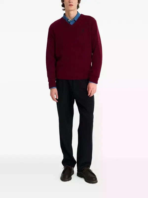 Pringle Of Scotland V-neck Sweater - Red