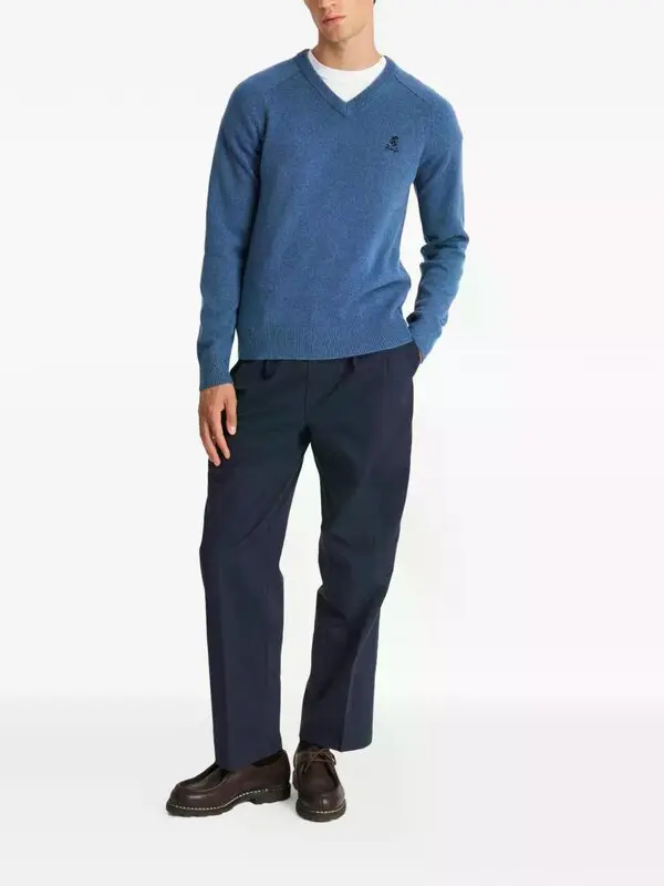 Pringle Of Scotland V-neck Sweater - Blue