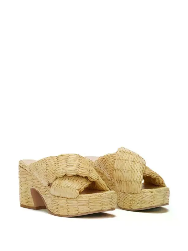 ODISSI Criss-cross Platform Sandals
