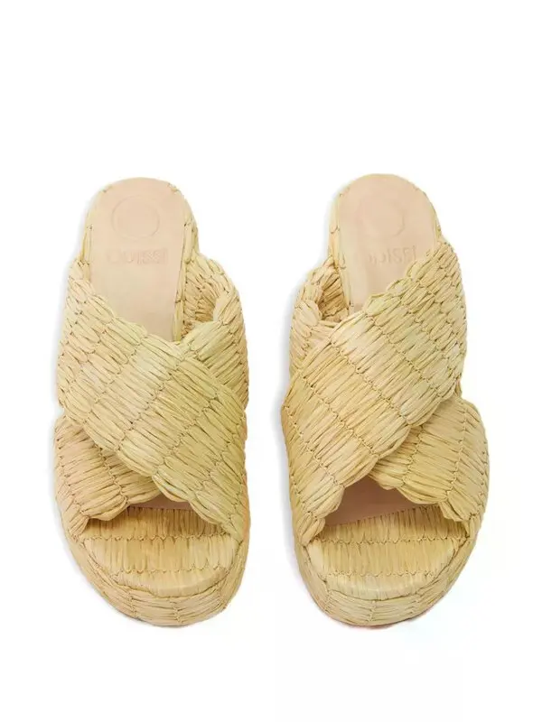 ODISSI Criss-cross Platform Sandals