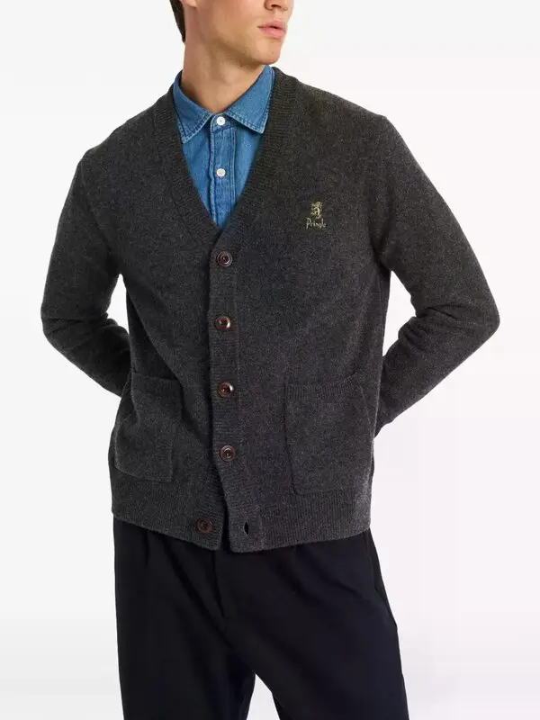 Pringle Of Scotland Logo Cardigan
