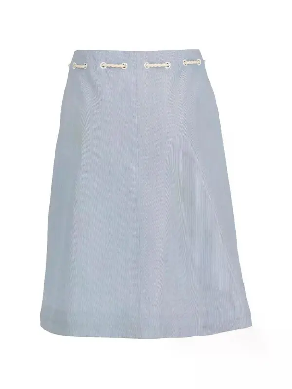 COURREGES Drawstring Zip Skirt