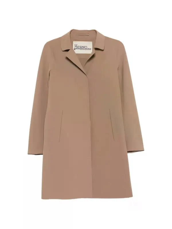 Herno Notched Coat - Neutrals