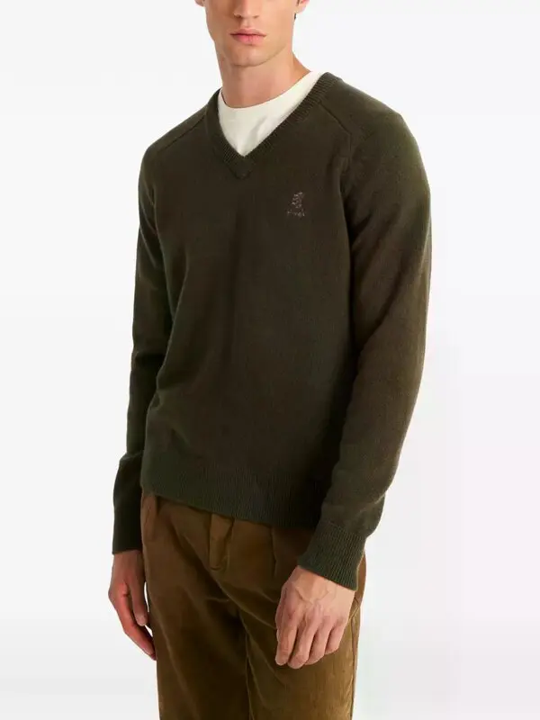 Pringle Of Scotland V-neck Sweater - Green