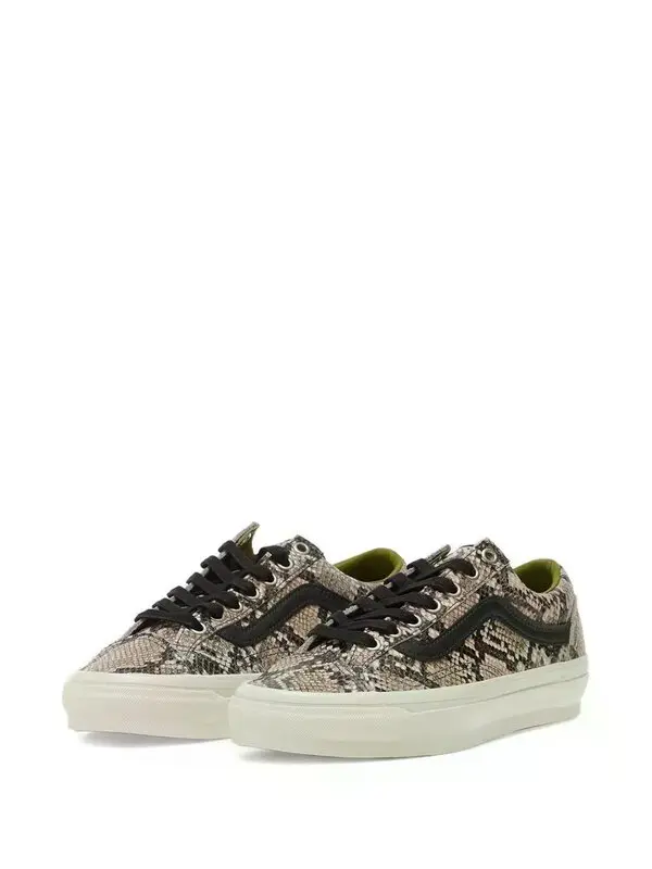VANS Old Skool 36 Snakeskin-effect Sneakers - Grey