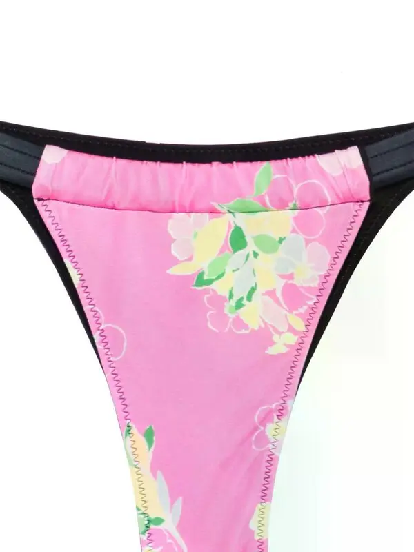 Frankies Bikinis Amore Floral-print Bikini Bottom