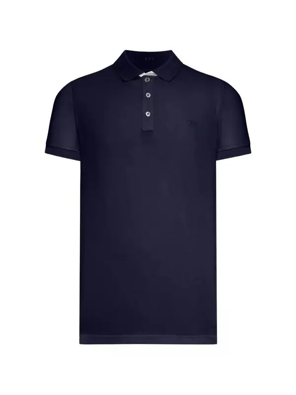 FAY Logo-embroidered Polo Shirt