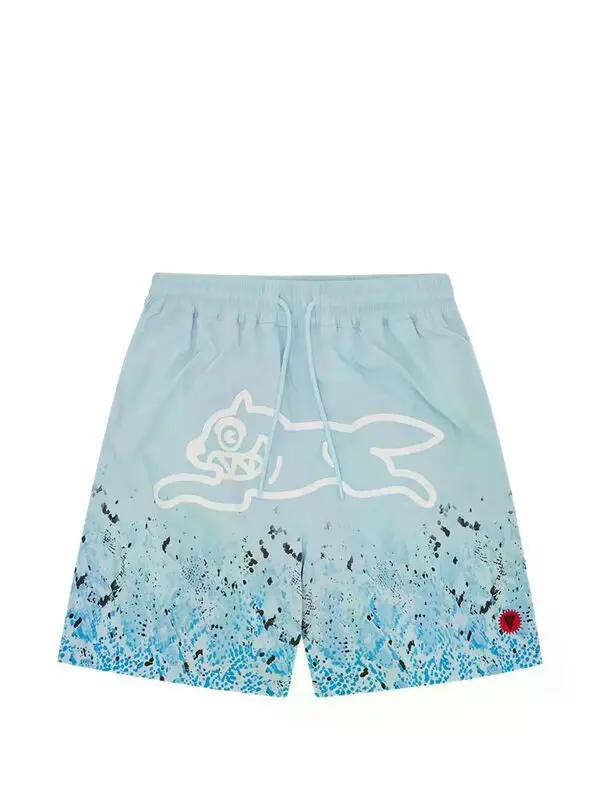 ICECREAM Running Dog Swim Shorts - Blue