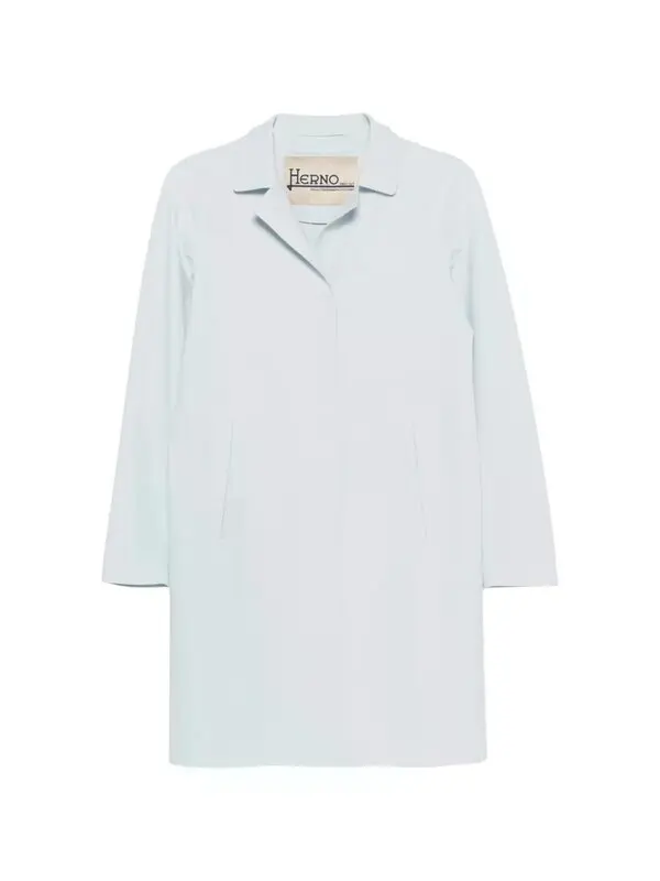 Herno Button Coat - Blue