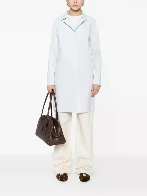 Herno Button Coat - Blue