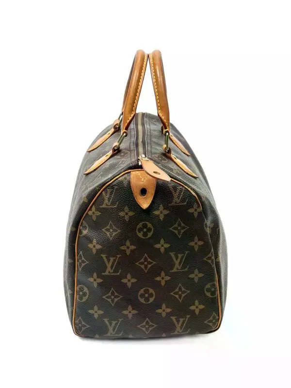 LOUIS VUITTON 2016 30 Speedy Tote Bag - Brown