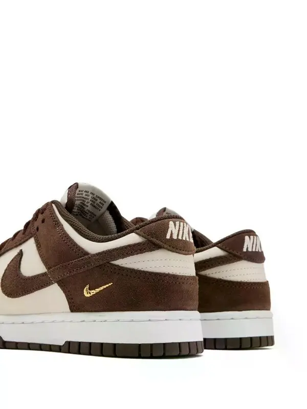 Nike Dunk Low Suede-panelled Sneakers - Brown