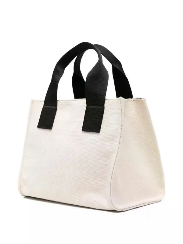 MSGM Small Embroidered Tote Bag