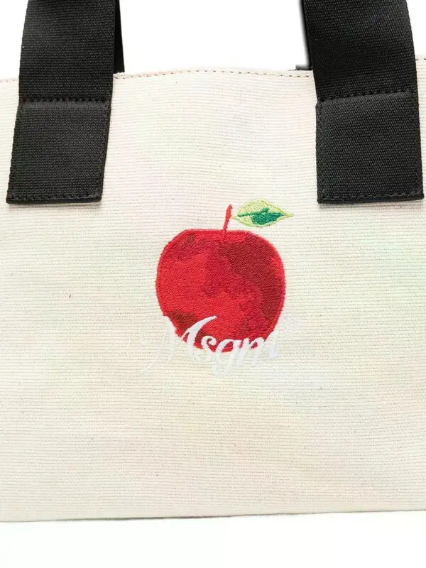 MSGM Small Embroidered Tote Bag
