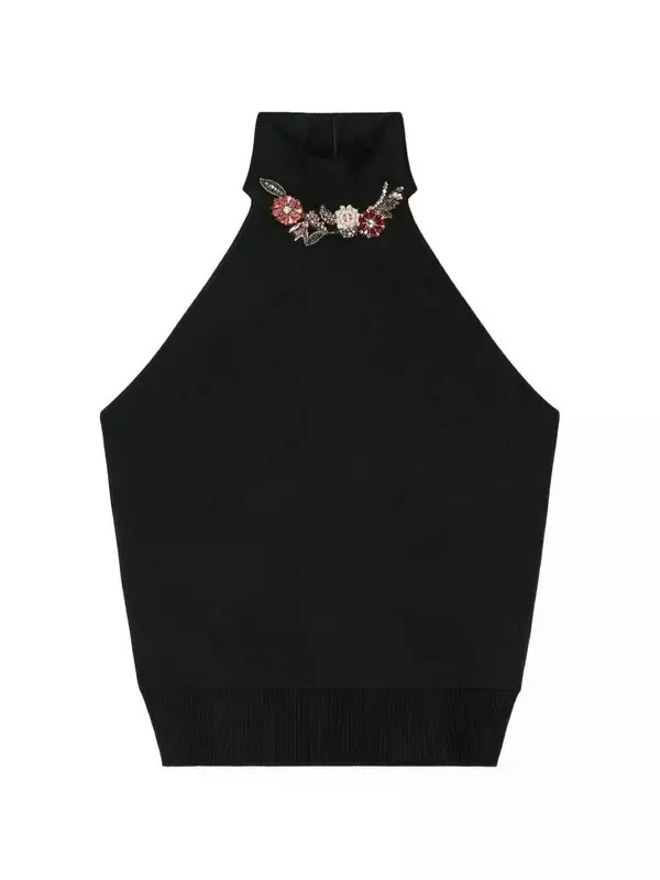 Givenchy Embellished Halterneck Top - Black