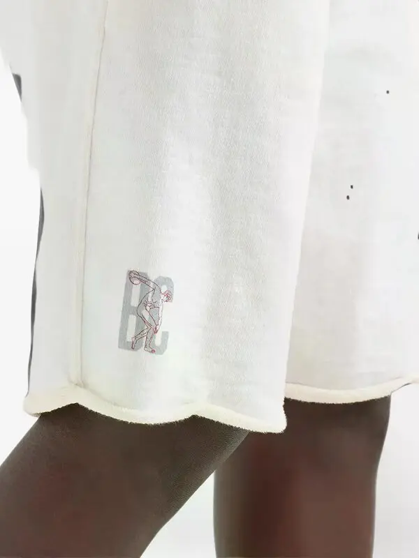 Brunello Cucinelli Drawstring Logo Track Shorts - Neutrals