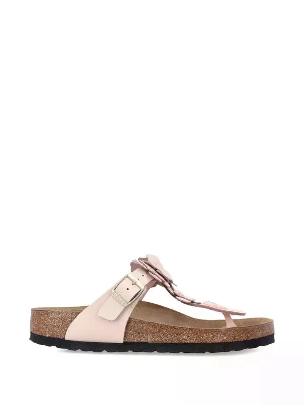 BIRKENSTOCK Gizeh Flower Leather Sandals