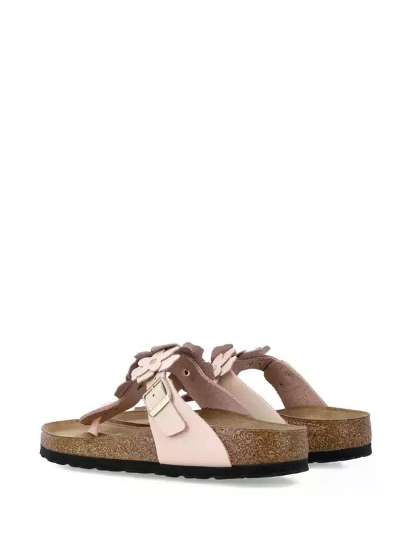 BIRKENSTOCK Gizeh Flower Leather Sandals