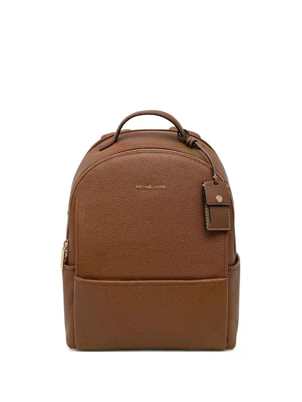 Michael Kors Zip-around Backpack With Tag Detail