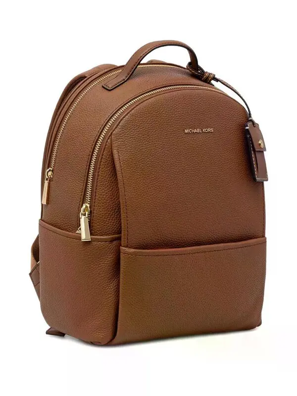 Michael Kors Zip-around Backpack With Tag Detail