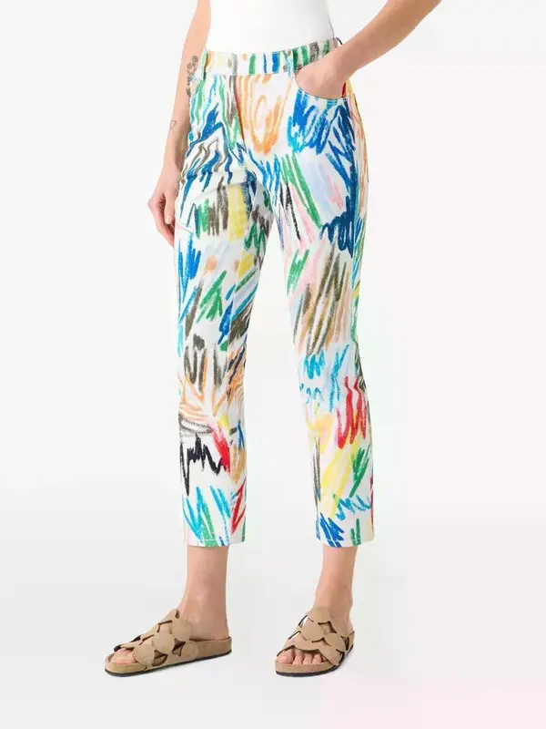 Akris Printed Capri Trousers