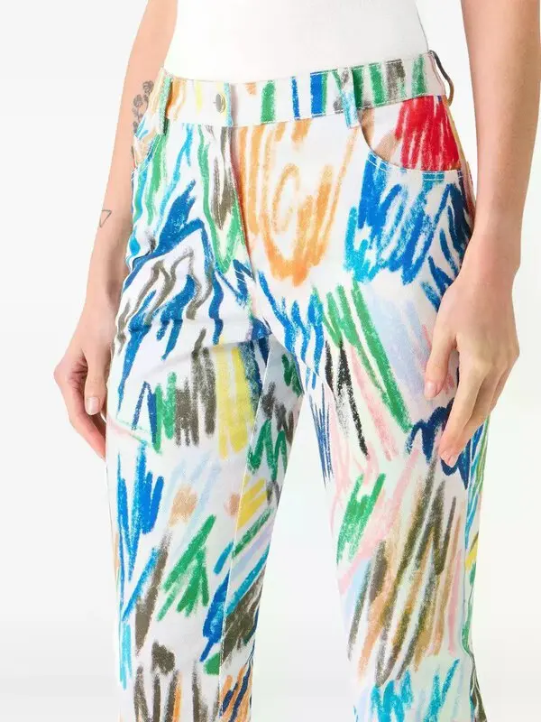 Akris Printed Capri Trousers
