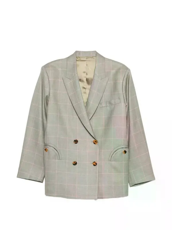 BLAZÉ MILANO Check Double-breasted Jacket