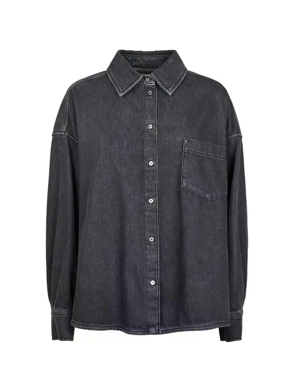 Max Mara Patch-pocket Denim Shirt