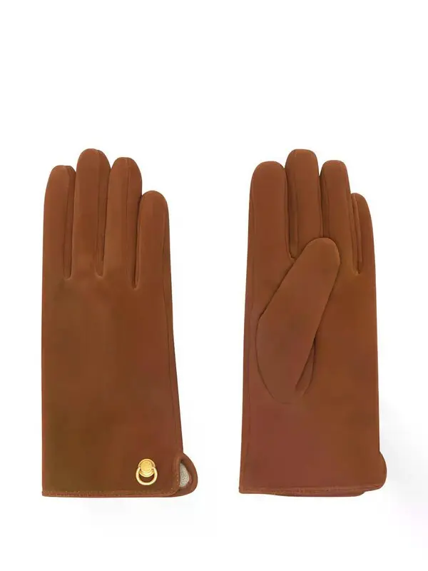 GIANNI CHIARINI Chamois Gloves - Brown