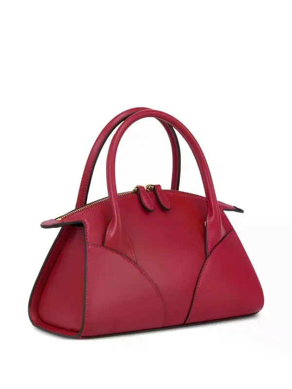 POTAMY Leather Top Handle Tote Bag