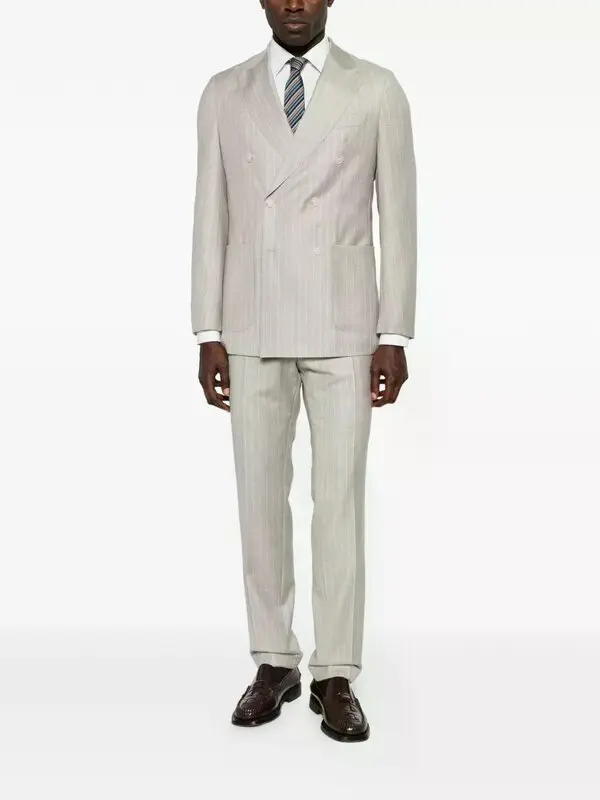 BOSS Double-breasted Pinstripe Suit