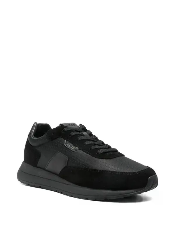 BOSS Panelled Lace-up Trainers - Black