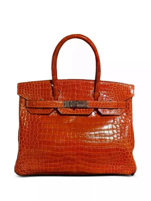 Hermès 2013 30 Birkin Crocodile Tote Bag