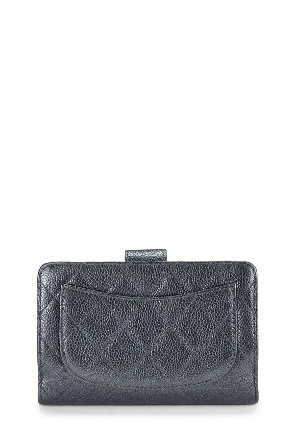 Chanel Iridescent Caviar Compact Wallet