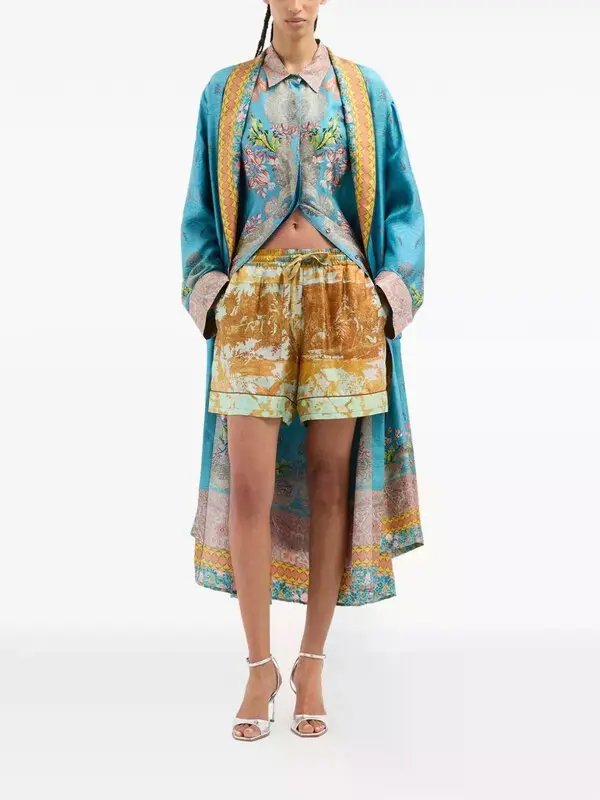 PIERRE-LOUIS MASCIA Paisley Floral Dressing Gown