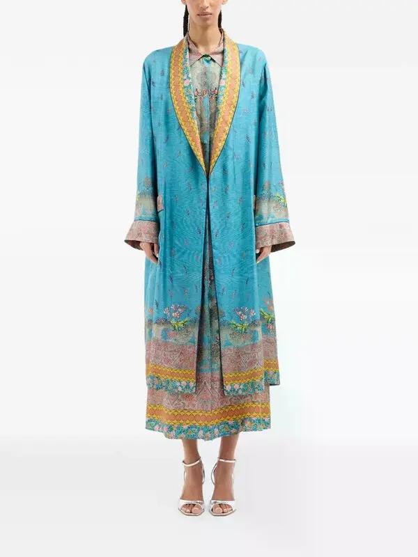 PIERRE-LOUIS MASCIA Paisley Floral Dressing Gown