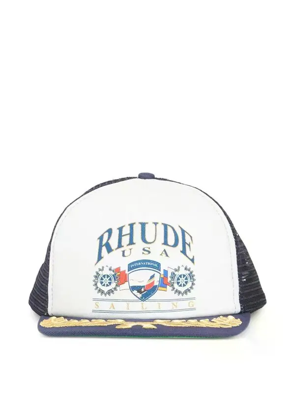 Rhude Logo Baseball Cap - Blue