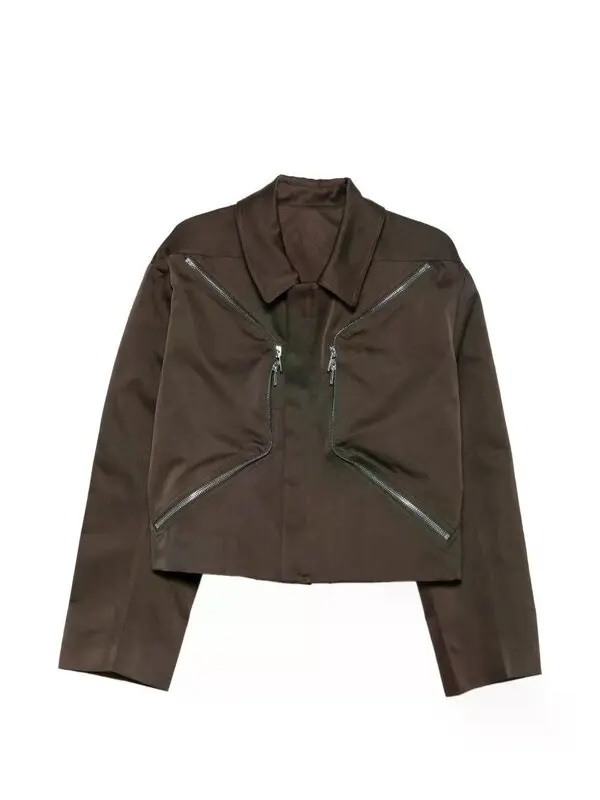 Rick Owens Zip Cropped Jacket