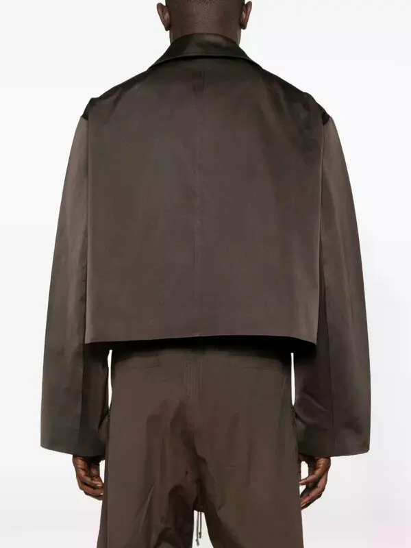 Rick Owens Zip Cropped Jacket