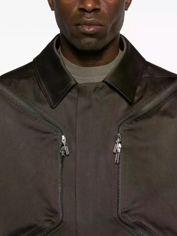 Rick Owens Zip Cropped Jacket