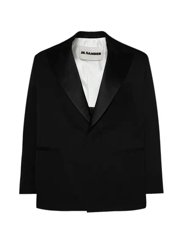 JIL SANDER Satin-trim Blazer
