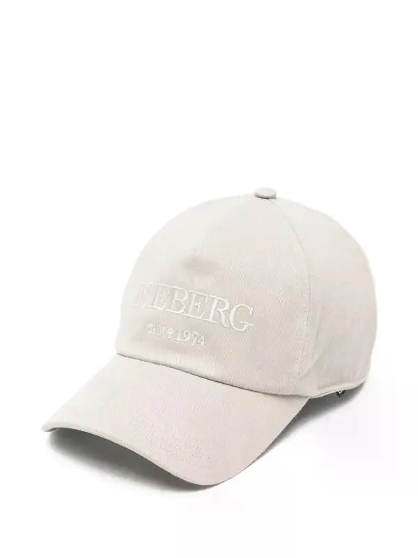 Iceberg Embroidered Baseball Cap - Neutrals
