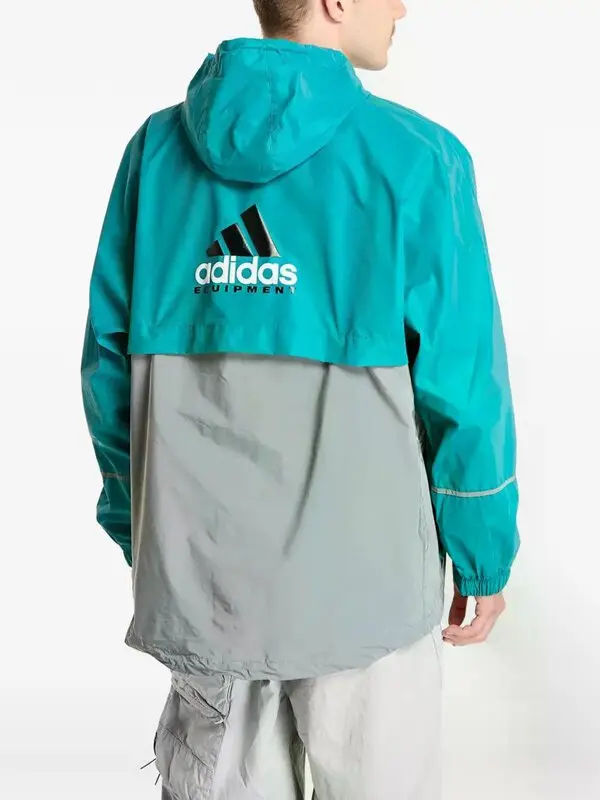 Adidas Hooded Color-block Jacket