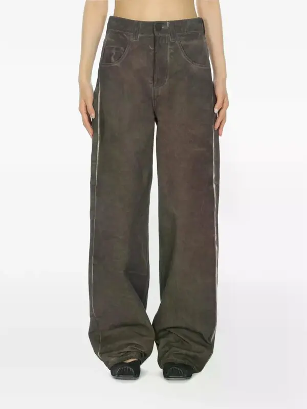 UMA WANG Phyllis Palazzo Pants - Brown