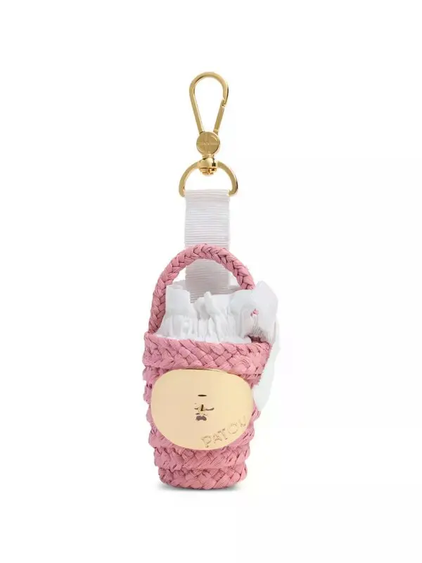 Patou Raffia Keyring - Pink